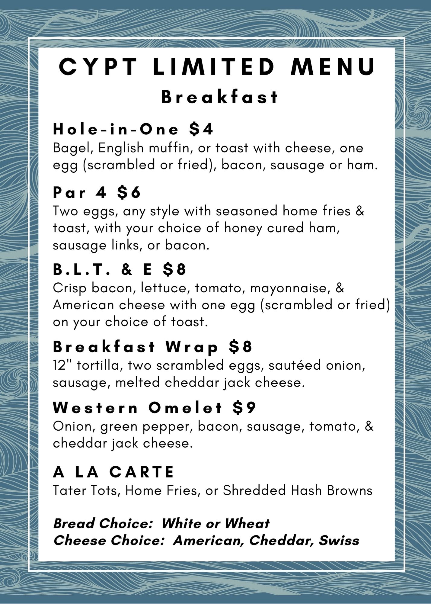 Cypress Bar & Grill - Cypress Point Country Club